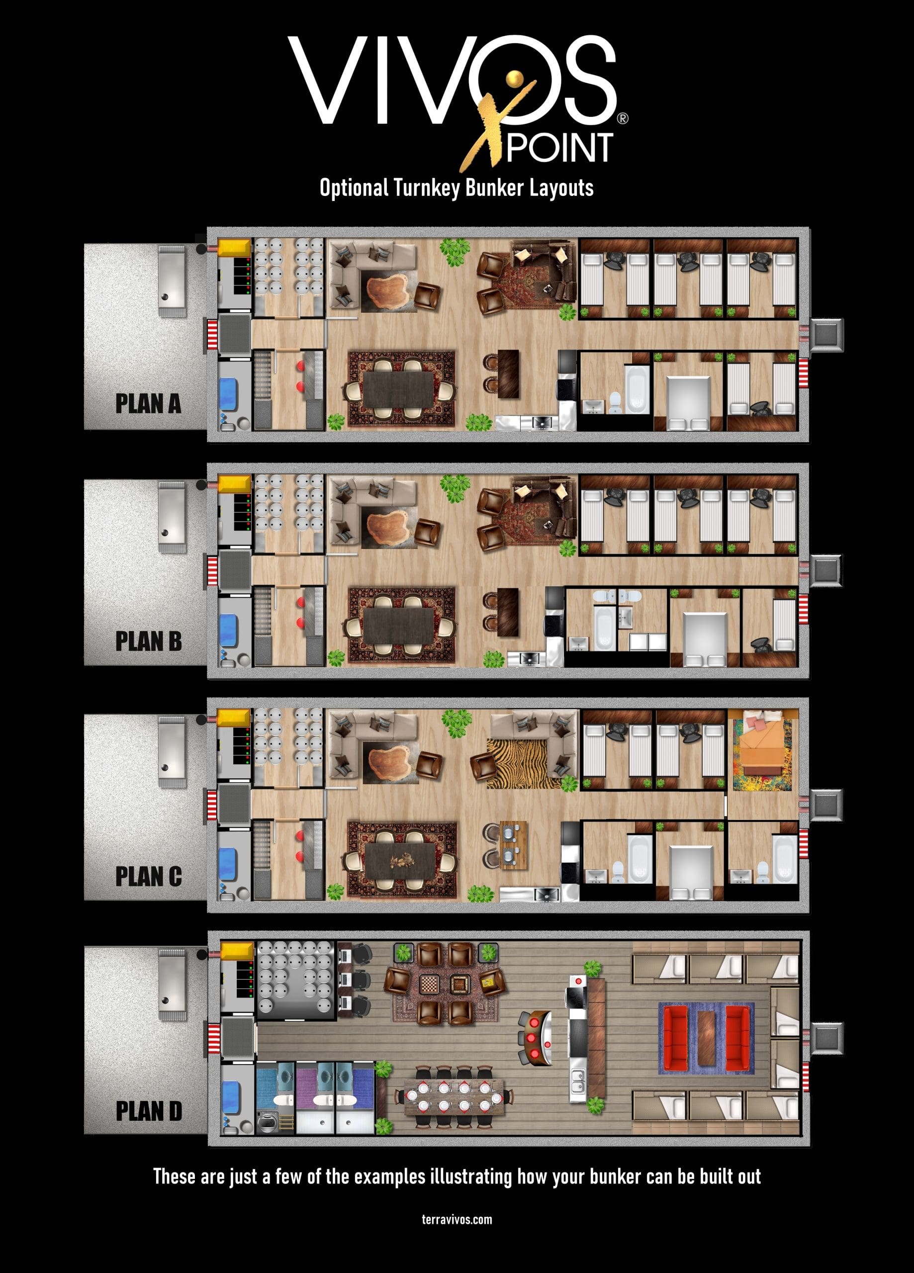 Underground Bunker Layout Shelter Plans Atlas Survival Shelters