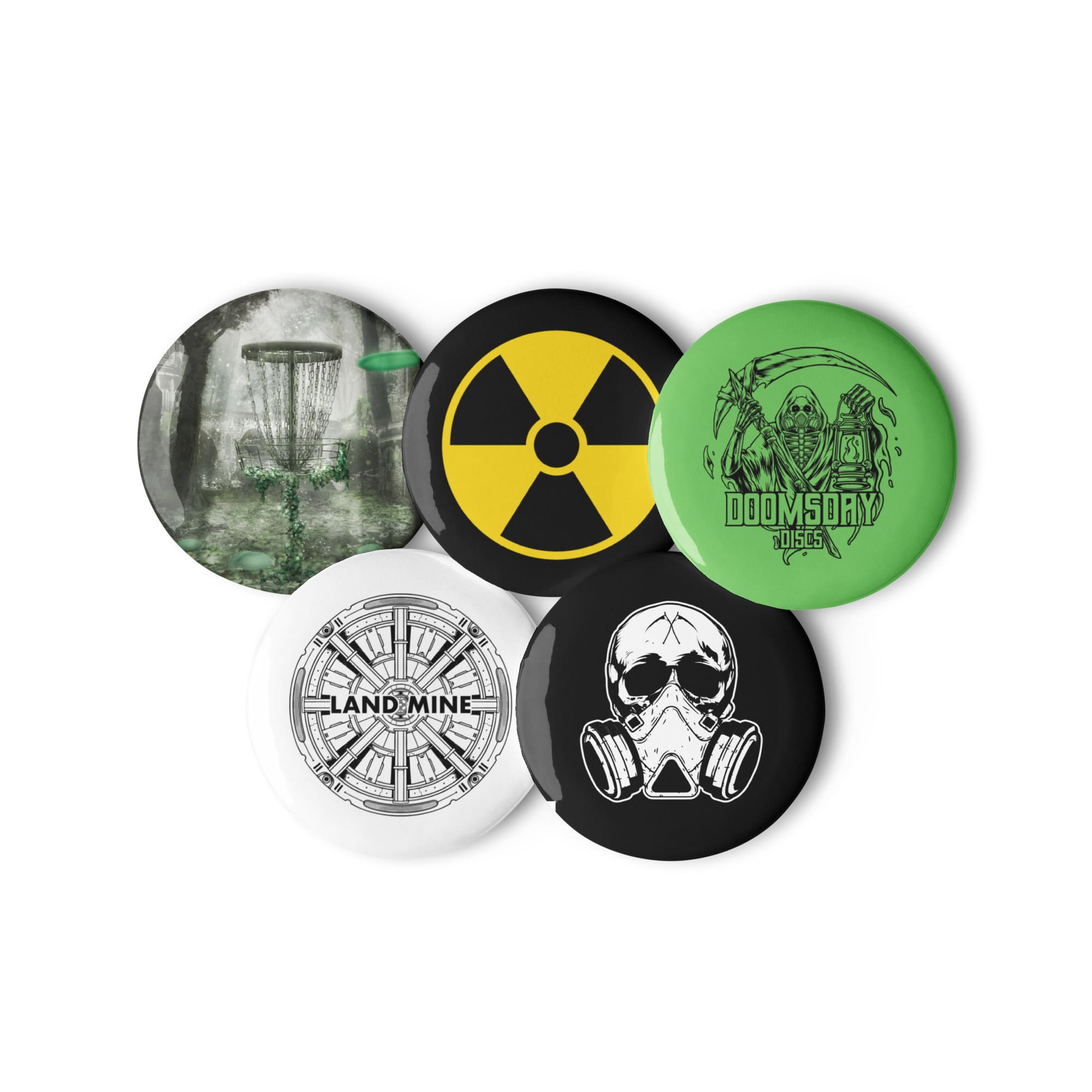 Patches, Pins & Stickers – Doomsday Discs