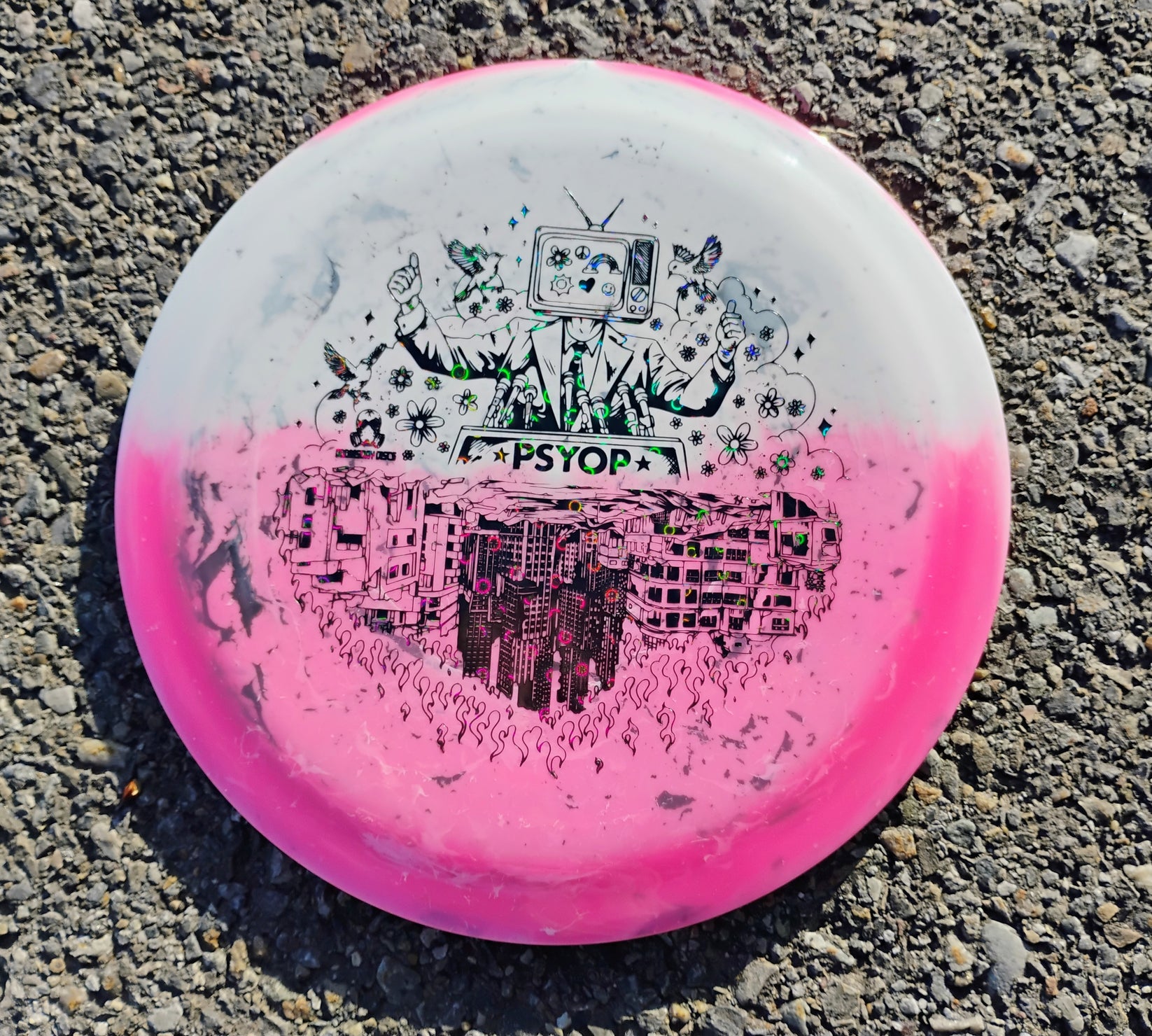 Psyop in Retina Plastic – Doomsday Discs